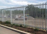 China Customizable Q235 Or Q345 Steel Palisade Fence For High Security Applications for sale