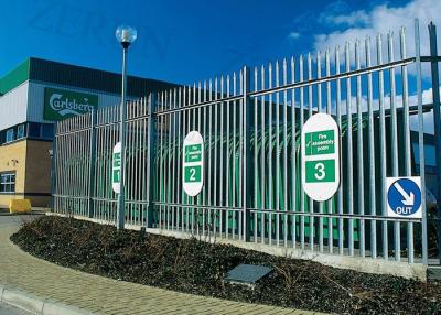 China Customizable Q235 Or Q345 Steel Palisade Fence For High Security Applications for sale