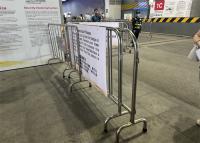 China Removable Portable Metal crowd control fencing For Key Event  4*8ft for sale