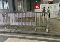 China Quick Assembly Tool Free Crowd Control Barrier Flat Feet Options Steel Event Barricade 1.0x1.5m for sale