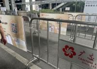 China Steel Crowd Control Barriers Temporary Metal Barricades For Canton Fair  4*8ft for sale