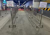 China Steel Crowd Control Barriers Temporary Metal Barricades For Canton Fair  4*8ft for sale