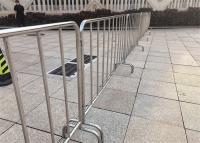 China Hot Dip Galvanized Metal Crowd Control Fence Panels For Public Events 1.1*2m for sale