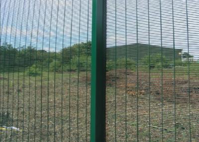 China Durable 358 Anti Climb Mesh Fence Welded Mesh Panel 4 Mm Wire Clear View Finish for sale