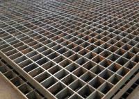 China Press Locked Galvanized Steel Grating For Platforms / Stairs 40*5mm for sale