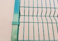 China V Fold Anti Climb Security Fence Panel Clear View Reinforced Mesh for sale