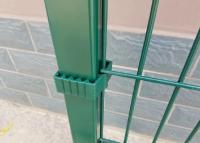 China V Fold Anti Climb Security Fence Panel Clear View Reinforced Mesh for sale