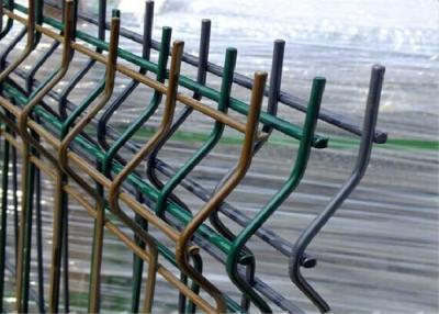 China Reinforced Steel 3D Security Fence Panel Clear View Powder Coated for sale