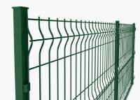 China Reinforced Steel 3D Security Fence Panel Clear View Powder Coated for sale