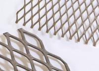 China Flattened Black Sheet Expanded Stainless Steel Mesh For Building Projects 1.25*2.5m for sale