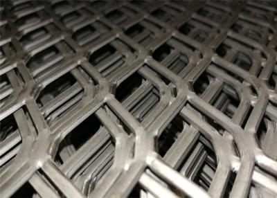China Black Expanded Metal Mesh Sheet For Wall Reinforcement 1.22*2.44m for sale