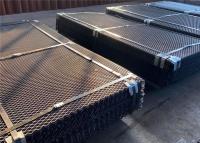 China Black Expanded Metal Mesh Sheet For Wall Reinforcement 1.22*2.44m for sale