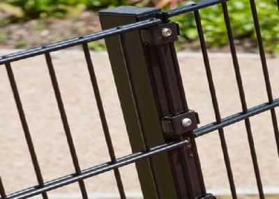 China Twin Rod Double Wire Fencing Panel High Rigidity Perimeter System for sale