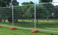 China Rapid Deploy Temp Security Fencing Panel Wind Rated System Sample For Free for sale