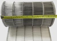 China Ss Wire Mesh Conveyor Belt Flex Ladder Type For Chocolate Coating Line for sale