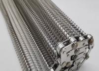 China Food Grade 304 Stainless Steel Conveyor Belt For Baking Tunnel Oven Tortilla for sale