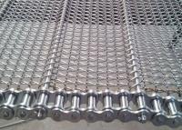 China Stainless Steel Chain Link Spiral Wire Conveyor Belt for Cooling Furnace for sale