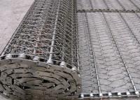 China Flat Flex Metal Conveyor Belt Mesh For Food & Beverage Factory for sale