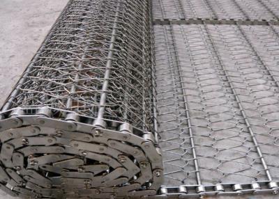 China Flat Flex Metal Conveyor Belt Mesh For Food & Beverage Factory for sale
