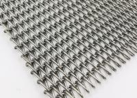 China Customized 304 Stainless Steel Mesh Belt For Food And Cooling Fields for sale