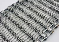 China 304 Stainless Mesh Conveyor Belt For Food And Cooling Fields for sale