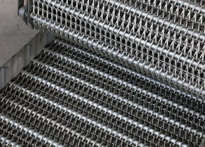 China 304 Stainless Mesh Conveyor Belt For Food And Cooling Fields for sale