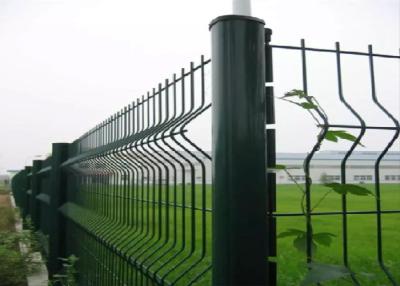 China Curved Rib 3D Security Fence For Impact Resistance And Low Glare Visibility for sale