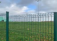 China Curved Rib 3D Security Fence For Impact Resistance And Low Glare Visibility for sale