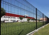China Architectural 3D Security Fence Low Profile Ribbed Mesh With Color Match Finish for sale