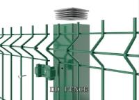 China Architectural 3D Security Fence Low Profile Ribbed Mesh With Color Match Finish for sale