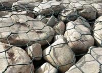 China Powder Coated Gabion Mesh Gabion Box Barrier For Flood Control 2*1*1m for sale