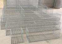China Galfan Welded Gabion Stone Wall For Landscape Stone Cage Retaining Wall for sale