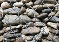 China Galvanized Gabion Wire Cage Stone Retaining Walls For Channel Slope Protection 80*100mm for sale