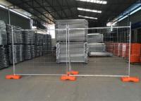 China Flood Resilient Temporary Security Fence Water Permeable Rapid Anchor System for sale
