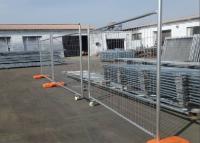 China Stackable Water Ballast Temporary Security Fence Depot Friendly Rapid Deploy for sale