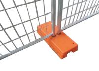 China Stackable Water Ballast Temporary Security Fence Depot Friendly Rapid Deploy for sale