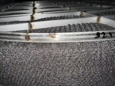 China Industrial Wire Mesh Demister Pad Vapor Recovery Mist Eliminator Pads for sale