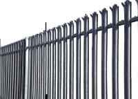 China Industrial Perimeter Steel Palisade Fence For Utility Sites And Transport Boundaries for sale