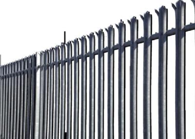 China Industrial Perimeter Steel Palisade Fence For Utility Sites And Transport Boundaries for sale
