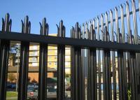 China Architectural Steel Palisade Fence For Clean Perimeter Lines Project Appearance for sale