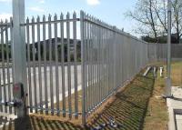 China Anti Intrusion Steel Palisade Fence For Controlled Perimeter And Clear Boundary Signaling for sale