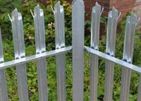 China Powder Coated Steel Palisade Fence For Public Site Boundary And Controlled Access for sale