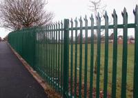 China Fast Install Steel Palisade Fence For Site Control And Easy Maintenance for sale
