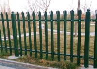 China Powder Coated Steel Palisade Fence For Public Site Boundary And Controlled Access for sale