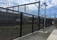 China PVC Coated Green Color 358 Security Fence Against Vandalism / Theft 2.2*2.5m for sale