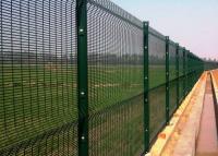 China Clean Scenery Guardrail 358 Security Fencing with Barbed Wire 6*10ft for sale