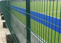 China Powder Coated 2D Welded Double Horizontal Wire Fence For Stadiums for sale