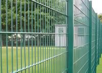 China Powder Coated 2D Welded Double Horizontal Wire Fence For Stadiums for sale
