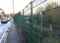 China Hot Dip Galvanized 8/6/8mm Double Wire Fence with 50x200mm Mesh Hole for Highway Security for sale