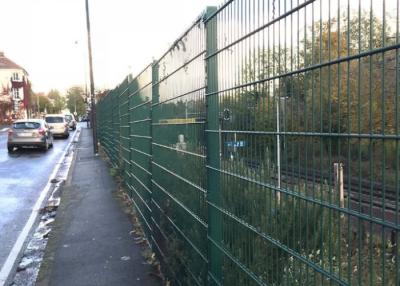China Hot Dip Galvanized 8/6/8mm Double Wire Fence with 50x200mm Mesh Hole for Highway Security for sale